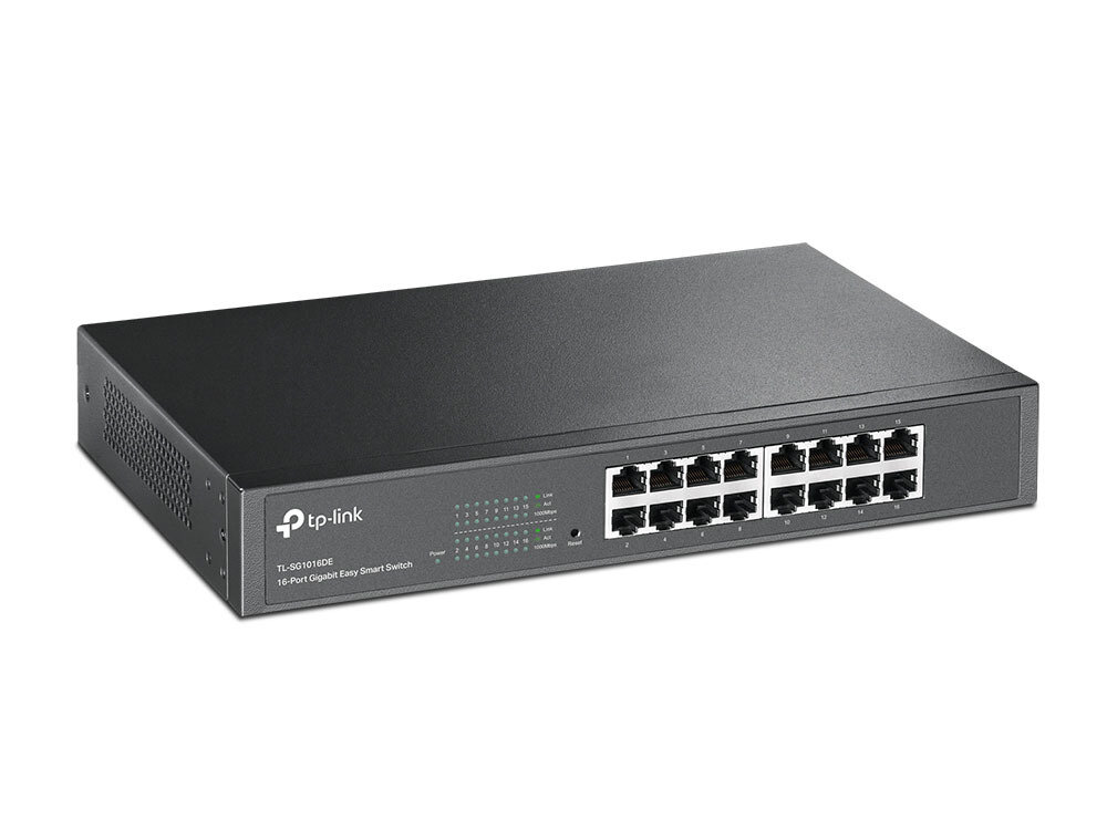 TP-Link Коммутатор SG1016DE, черно-серый