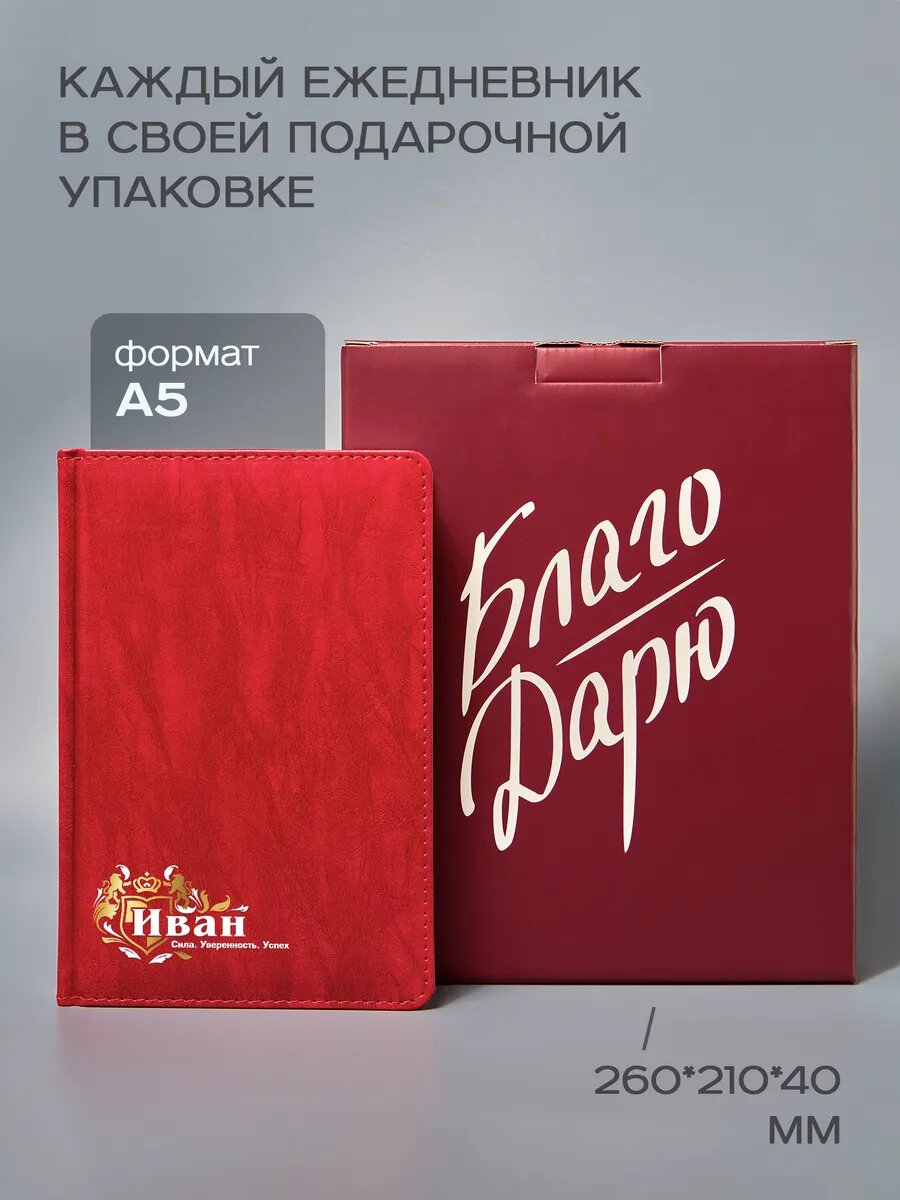 Ежедневник "Иван", А5 — фото 1