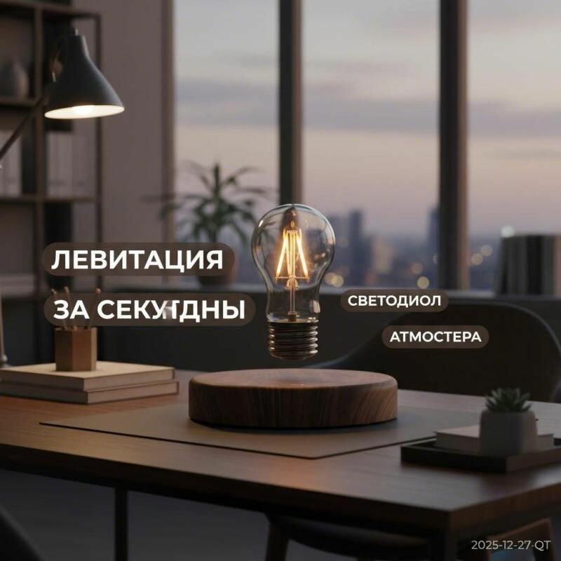 Левитирующая светодиодная лампа для гостиной, кабинета, ночник