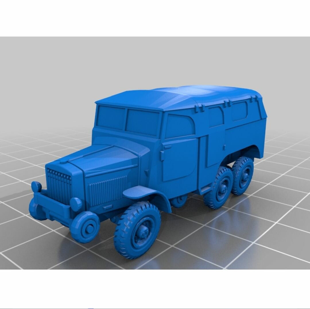 Laffly S20 TL. Вариант 2. Масштабная модель 1:72.