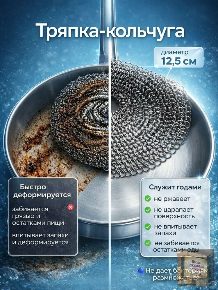 Тряпка, 1 шт — фото 1