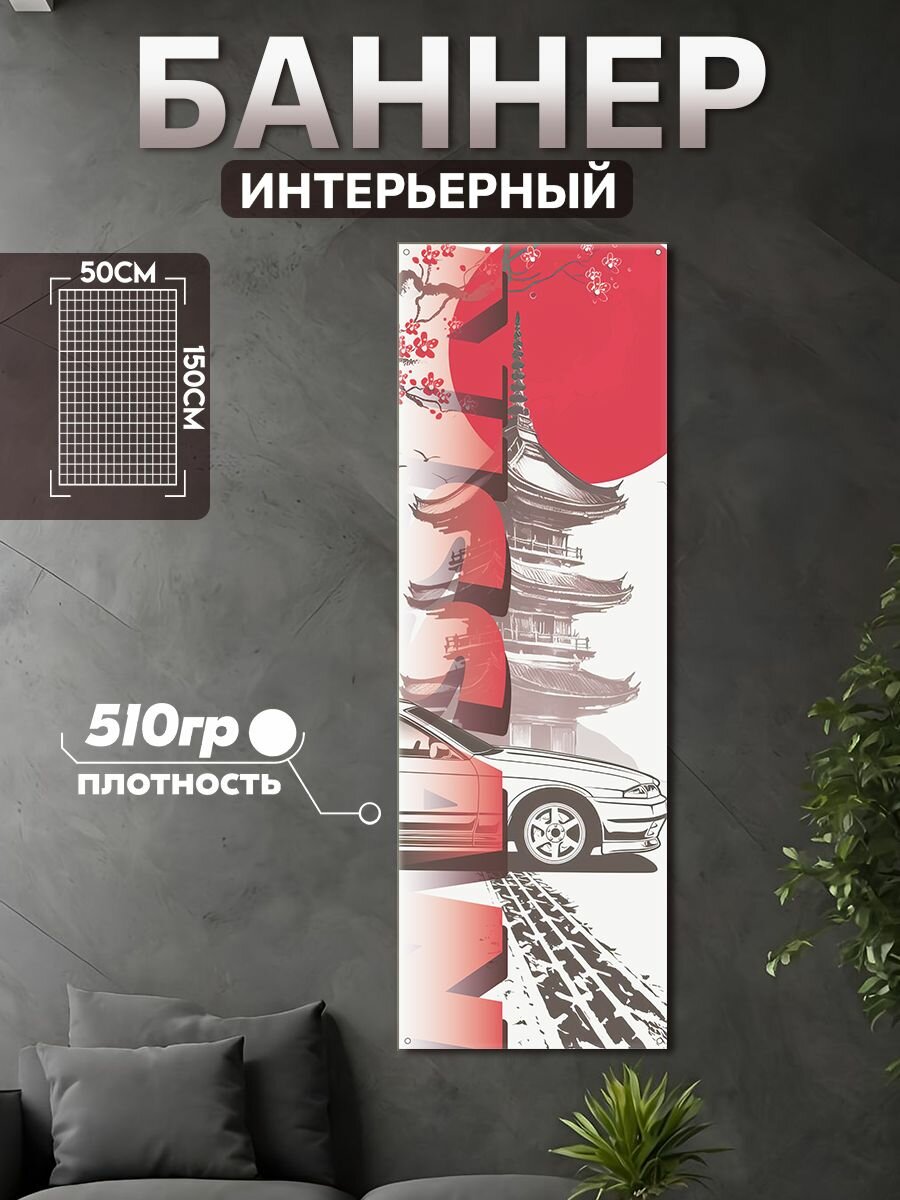 Постеры на стену баннер JDM Япония эстетика