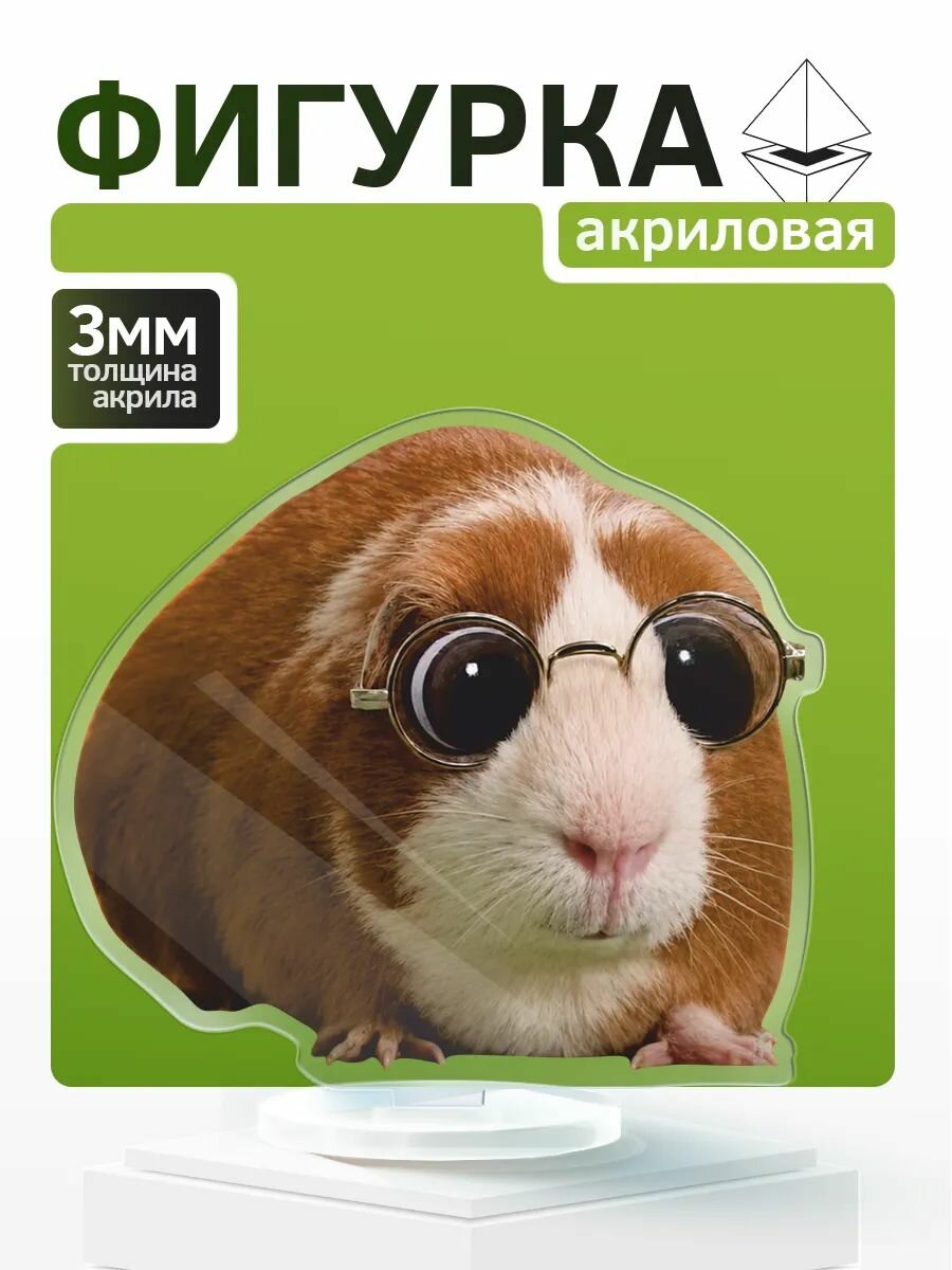Акриловая фигурка Плаксик Морская свинка Мем