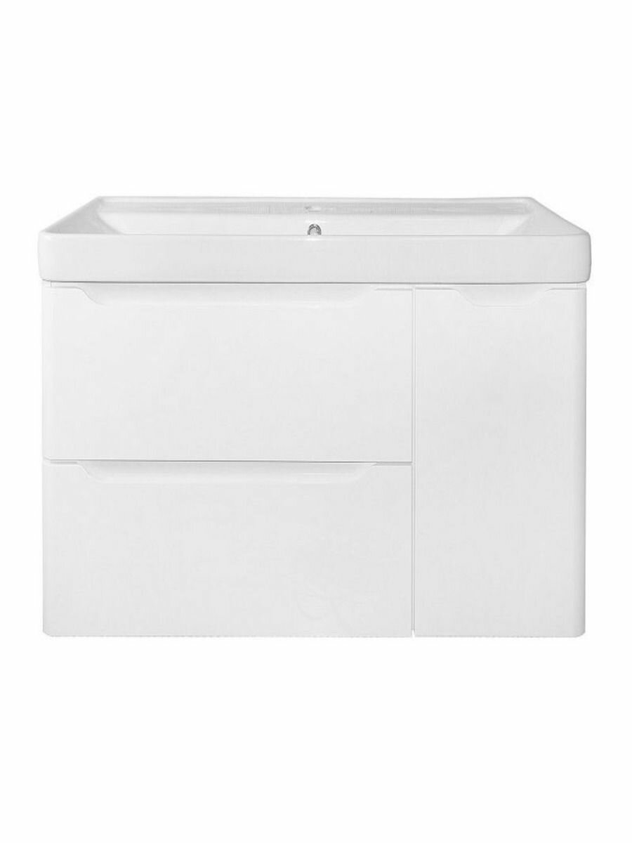 Тумба для ванной Azario Lotos 100/2 с раковиной Монте 100 CS00093902