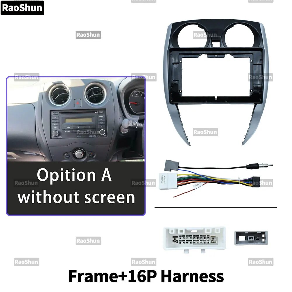 Автомобильный Android-радио 10-дюймовый адаптер рамки экрана для Nissan Note 2 Frame Cable