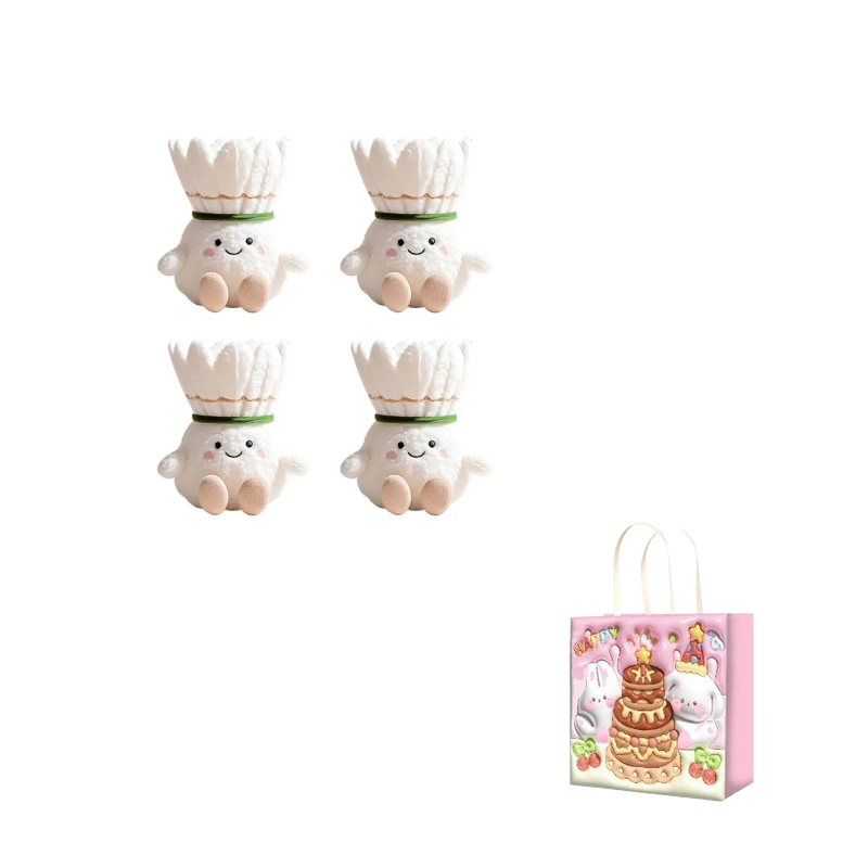 Брелок для бадминтона унисекс FKOFR Cute Badminton-4 Pack, 10CM EU