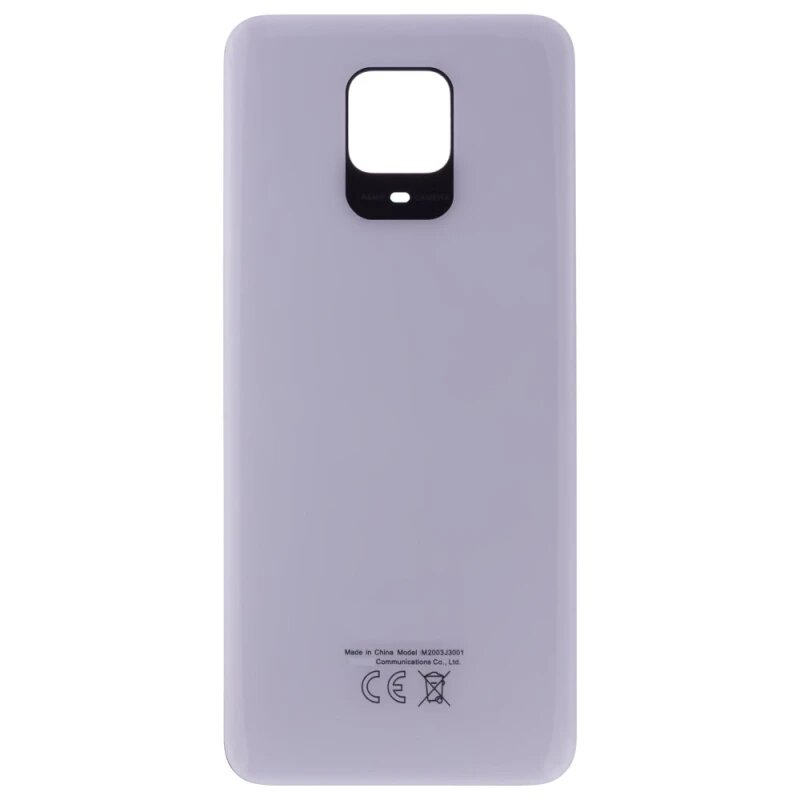 Задняя крышка для Xiaomi Redmi Note 9 Pro (M2003J6B2G) / Redmi Note 9S (M2003J6A1G) / Redmi Note 9 Pro Max (белый)