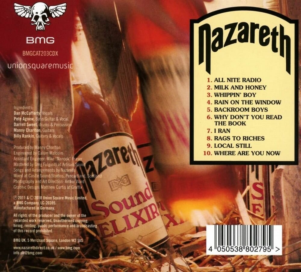 Nazareth. Sound Elixir (CD Digi) — фото 1