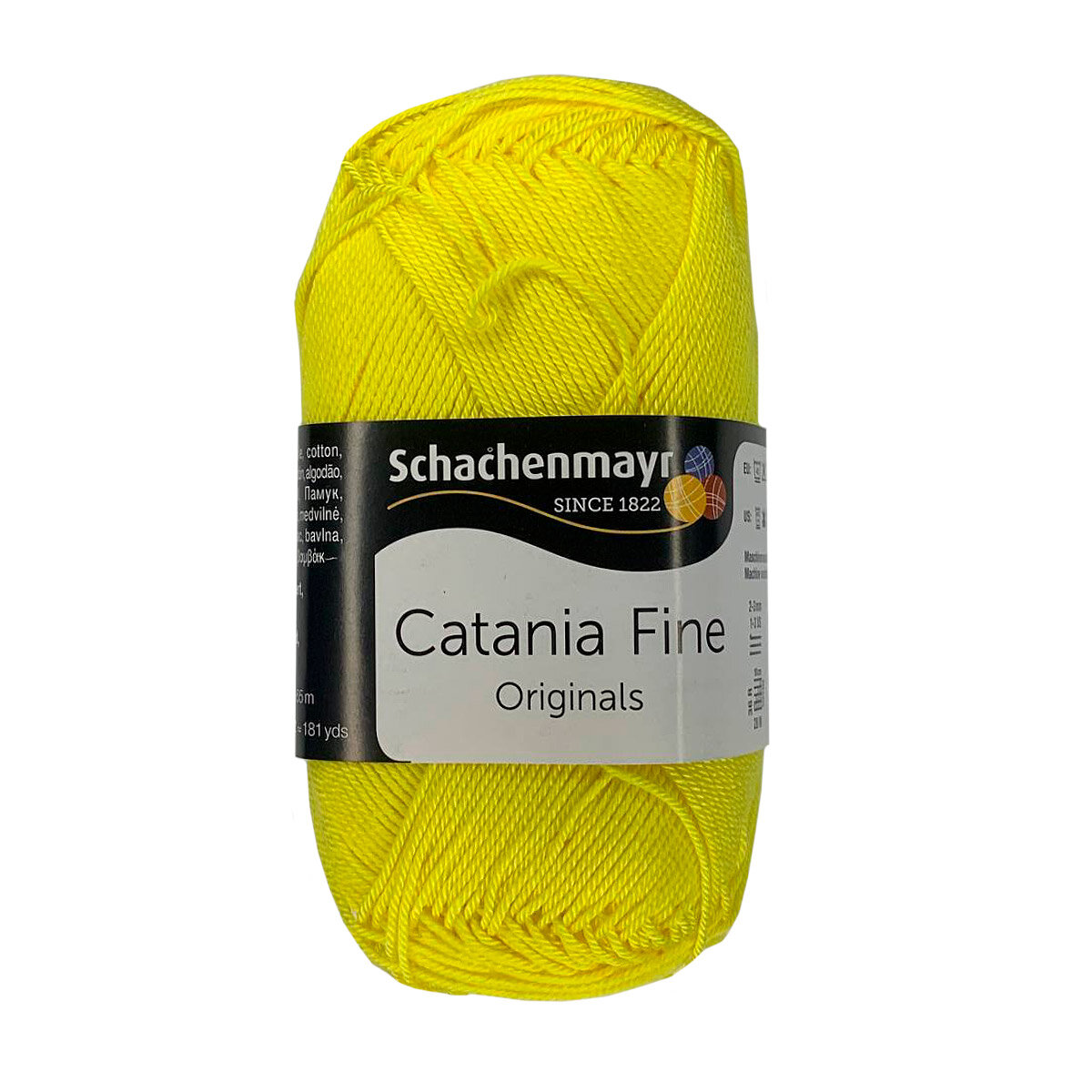 Catania Fine /Катания Файн/ пряжа Schachenmayr Originals, MEZ, 9807300 (00280, *, lowenzahn (одуванчик), желтый)