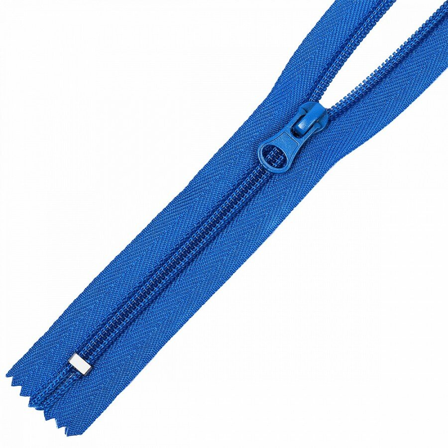 Молния MaxZipper пласт. спираль N5-N 18см н/р цв. F213 васильковый