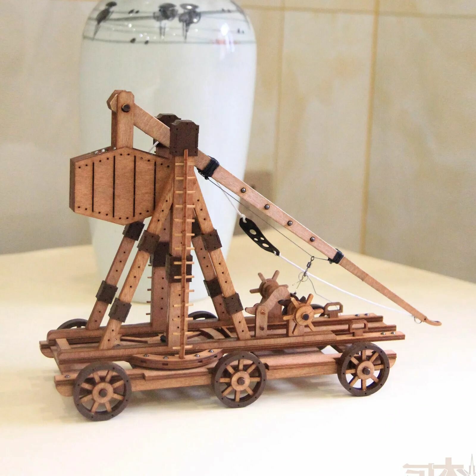 Древние осадные машины, модели камнебросателей, катапульты, 3D деревянные головоломки