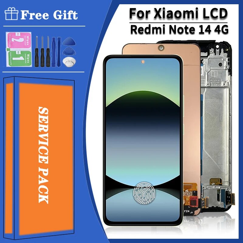 AMOLED дисплей для Xiaomi Redmi Note 14 4G Global-AMOLED Frame