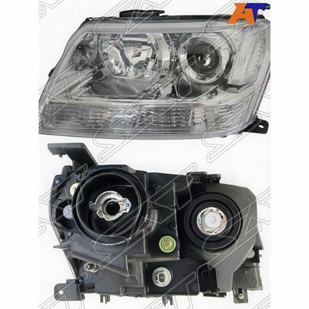 Фара левая для Сузуки Гранд Витара 2005-1015 галоген, ручная регулировка (Евросвет) арт ST2181135L SAT