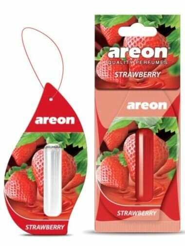 Автомобильный ароматизатор AREON Liquid 5 ml Strawberry LR17 (клубника)