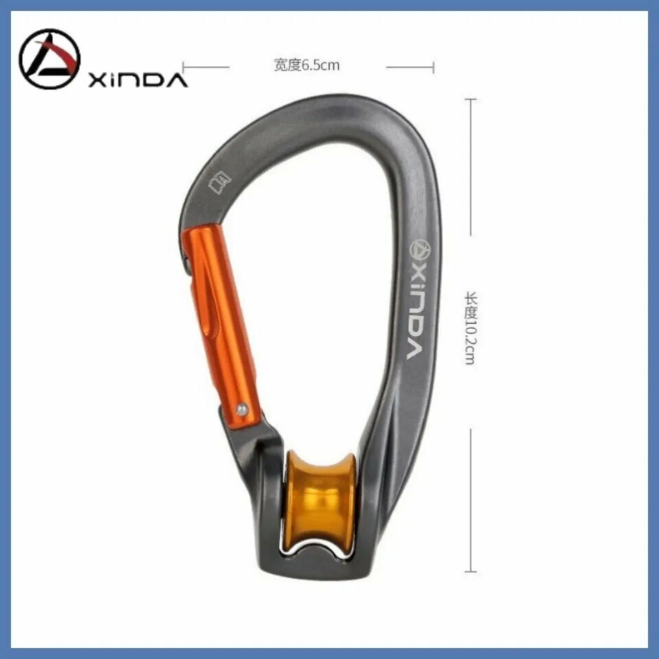 KNOW EASY-Карабин альпинистский, длина: 102 мм, 1 шт