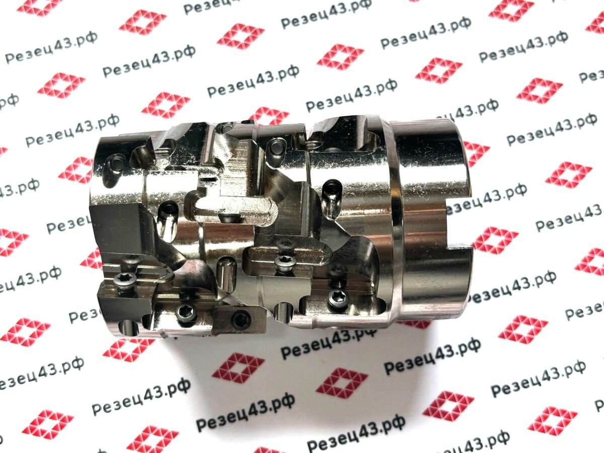 Торцевая насадная (многорядная) фреза 90 градусов, диаметр 63 мм, под сменные пластины (BAR400R D63-27-68M-4T-20P)