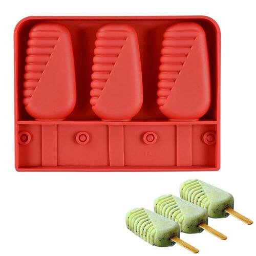 Случайный цвет силиконовые ледяные палочки формы многоразовое мороженое формы DIY ледяные палочки поддоны кухонные принадлежности