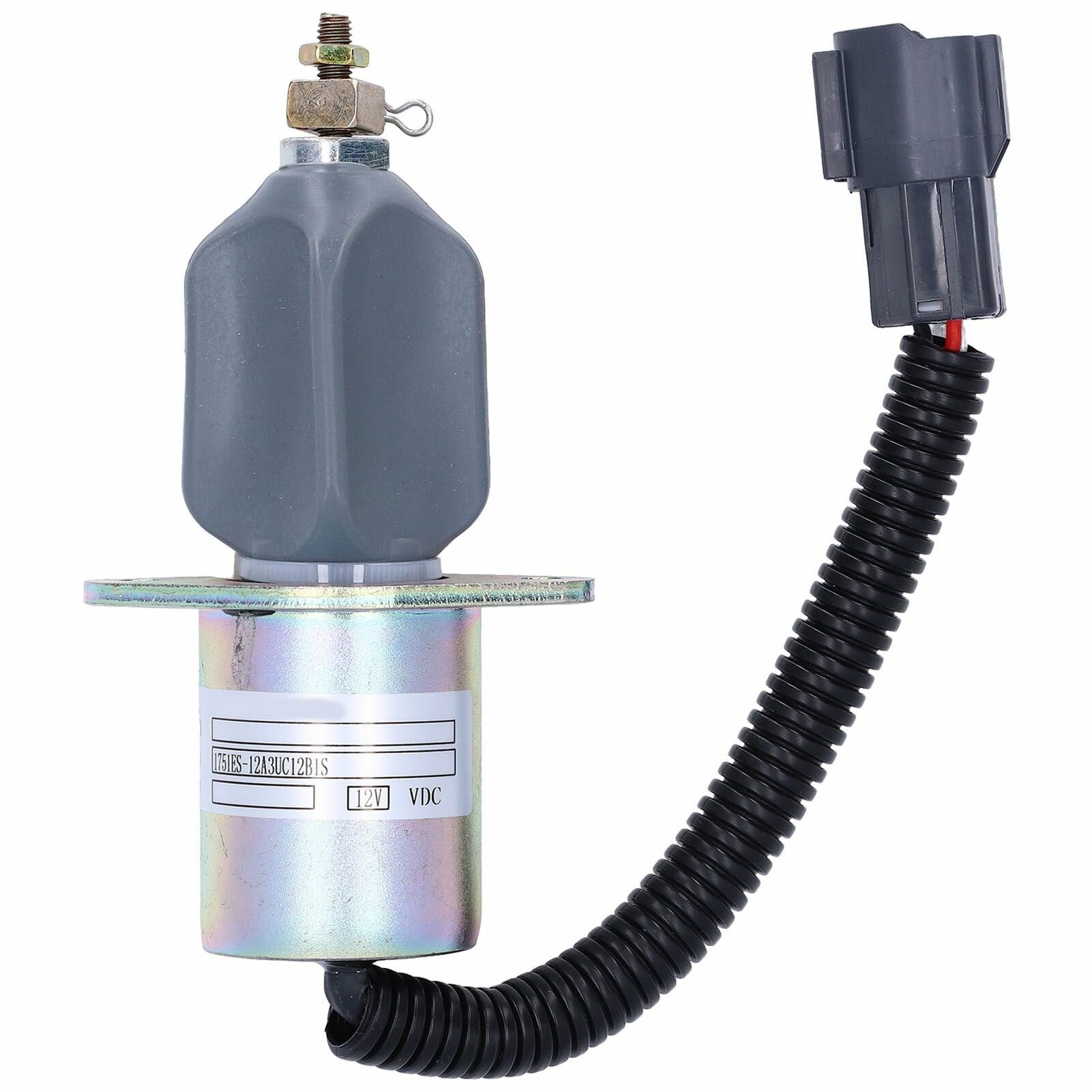 12 В электромагнитный клапан остановки подачи топлива, отсечка масла для экскаватора Hyundai R210-5 R60-5 R335-7, прочная запасная часть