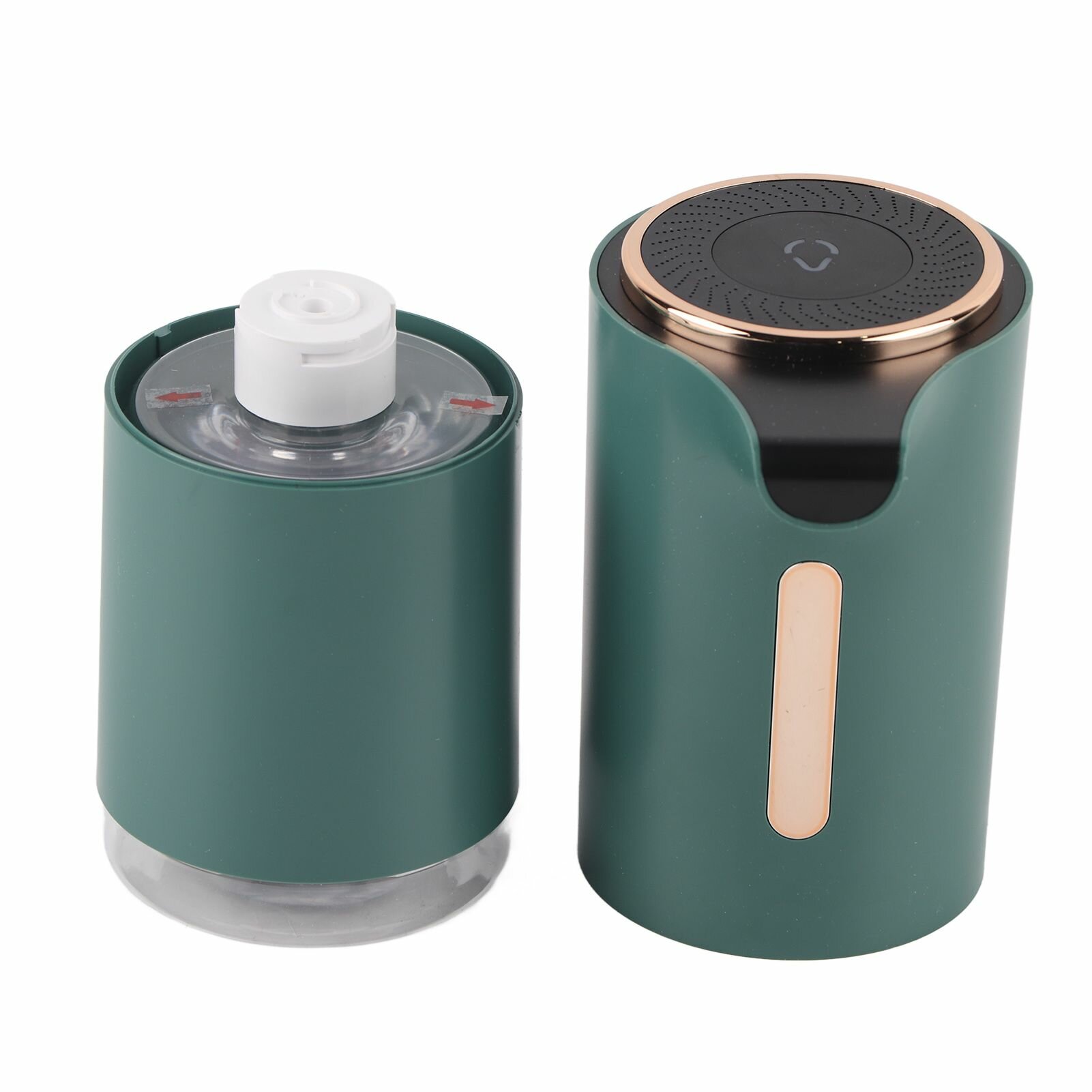 Автоматический дозатор мыла для рук, инфракрасный индукционный контейнер для жидкого мыла для ванной комнаты в отеле, зеленый