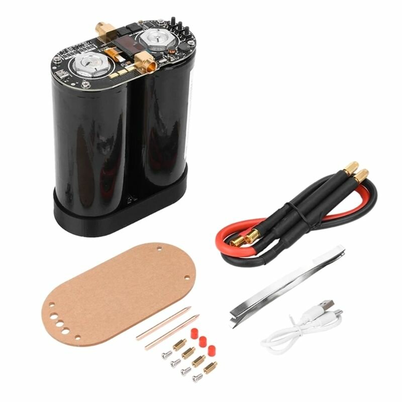 Интеллектуальный управляющий двухимпульсный конденсаторный сварочный аппарат для точечной сварки фарадным конденсатором