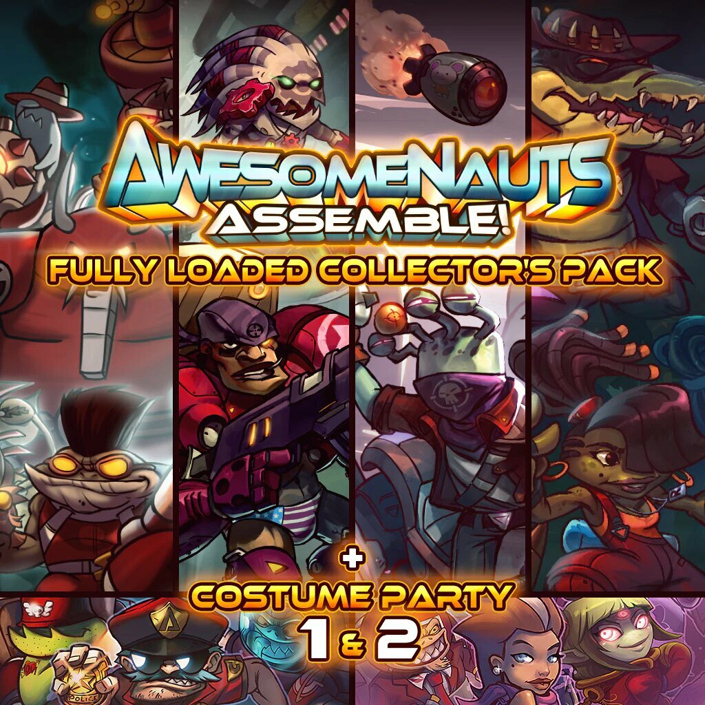 Игра Awesomenauts Assemble! Fully Loaded Collector's Pack, цифровое издание PlayStation 4, регион Турция / код пополнения баланса