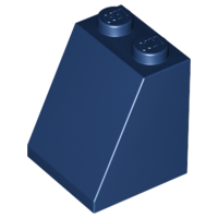 Slope 65 2 x 2 x 2 with Bottom Tube, 3678b Dark Blue U