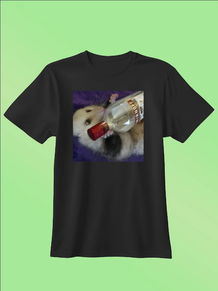 Футболка Zerosell с опоссумом