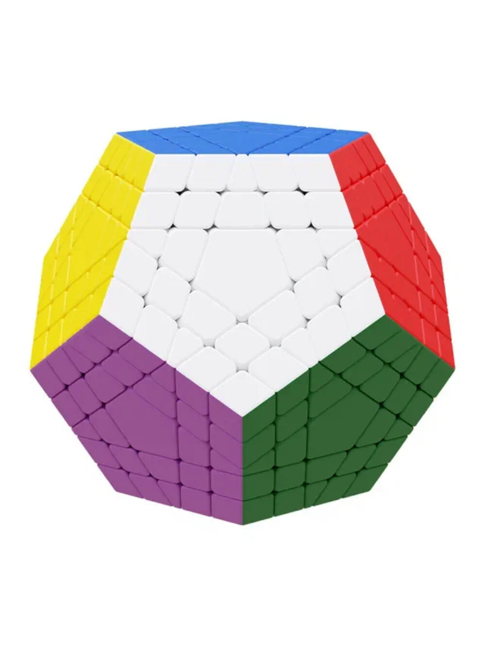 Головоломка гигаминкс ShengShou Gigaminx 5x5 v2, цветной пластик