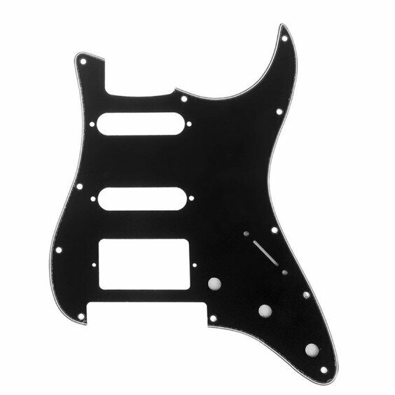 Пикгард для электрогитары Stratocaster HSS Musiclily MX1380BK