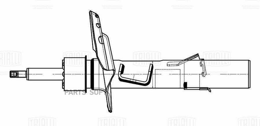 TRIALLI AG-10392 Амортизатор для а/м Volvo XC60 (08-) (стойка) пер. прав. (AG 10392) ()