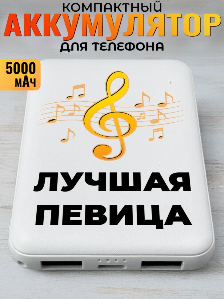 Повербанк "Лучшая певица" Музыканту