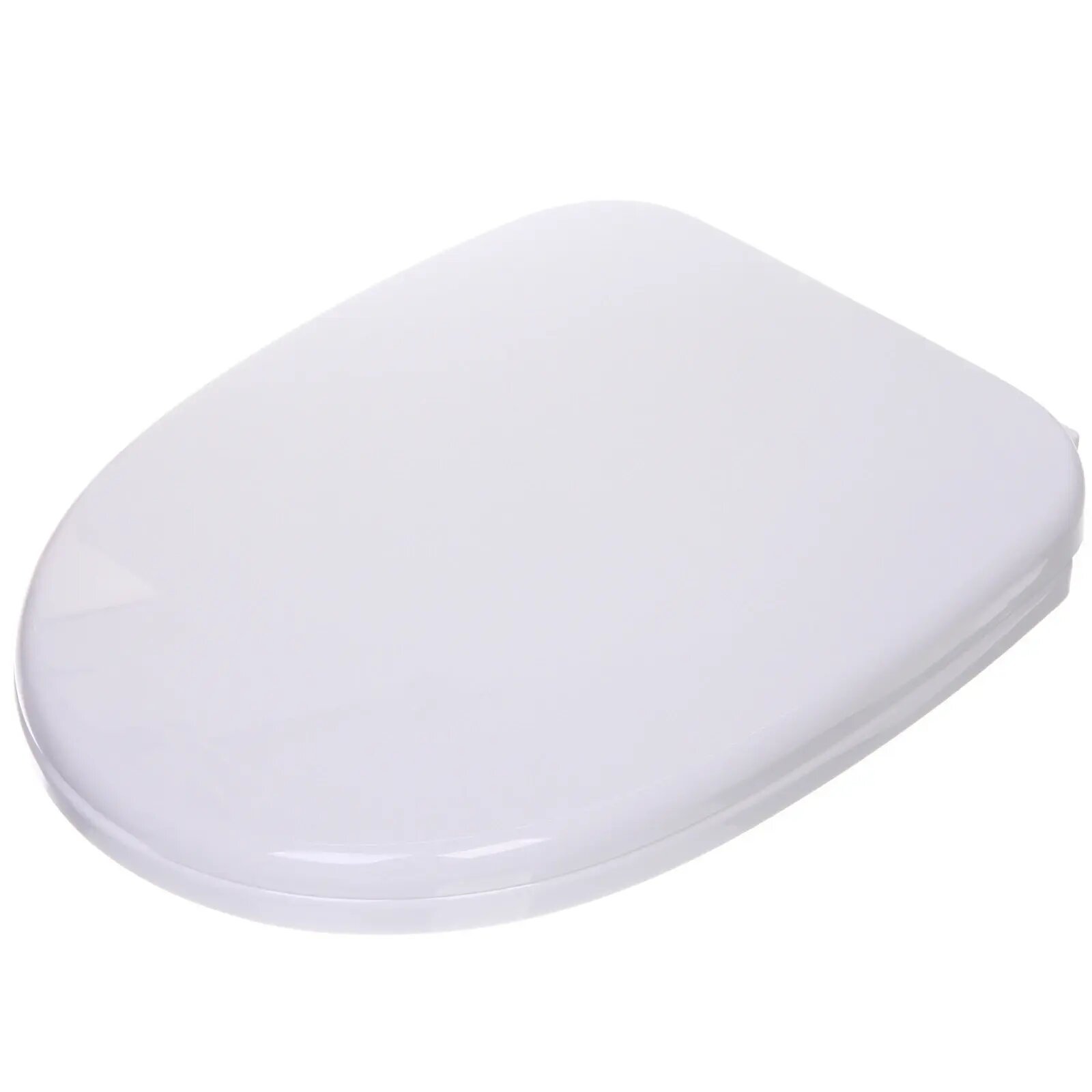 Сиденье для унитаза 33,5х43см, пластик, белое, универсальное крепление