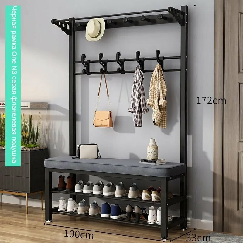 Комплект прихожей, черный