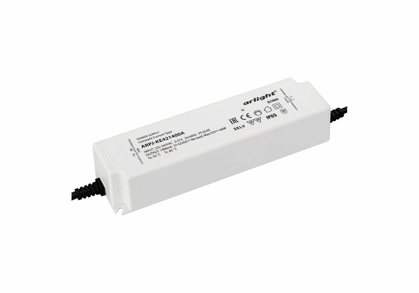 Блок питания ARPJ-KE421400A (60W, 1400mA, PFC) Arlight 021904