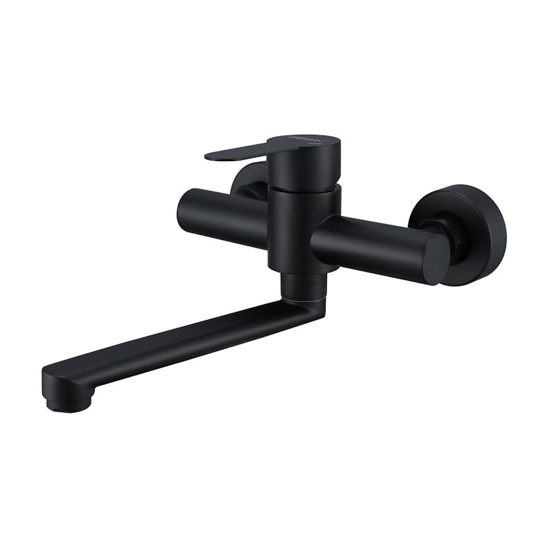 Смеситель для кухни/для умывальника настенный Fmark FS8207H, черный