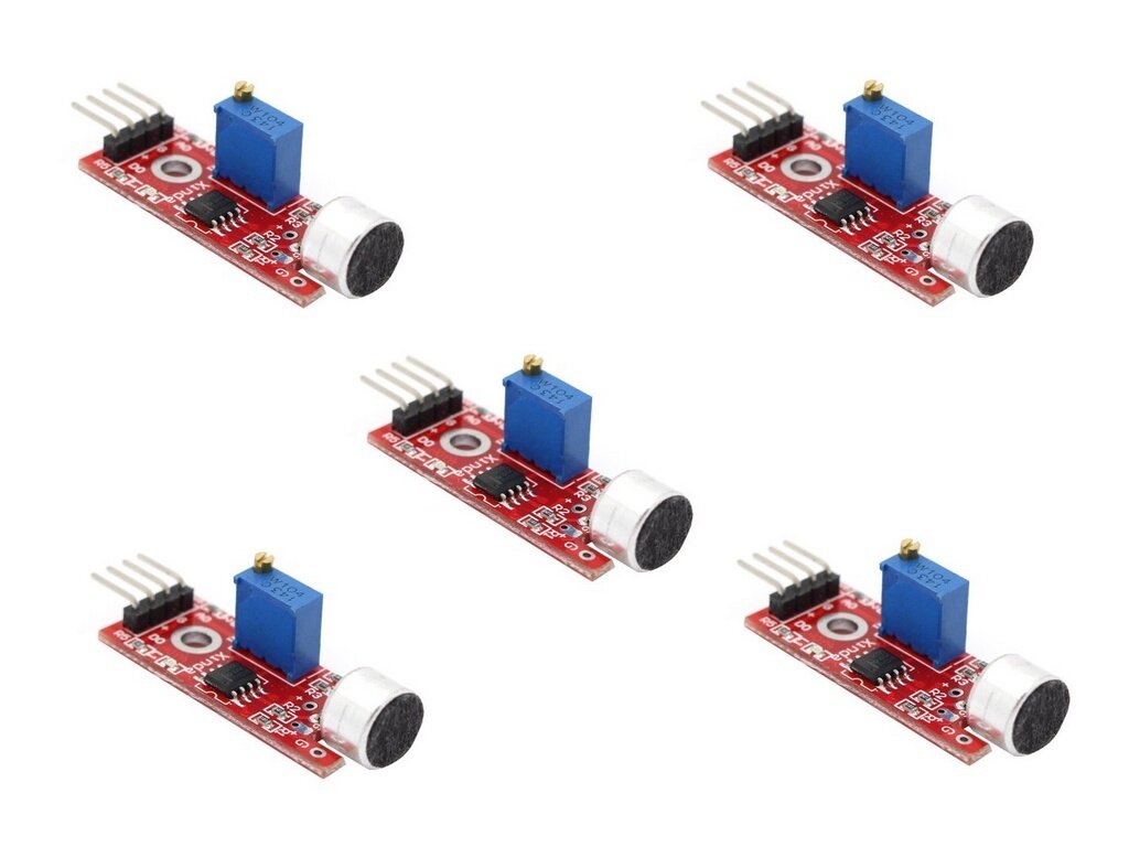 Модуль звука с микрофоном на LM393 для AVR PIC, DC 4-6В (3pin) (К)