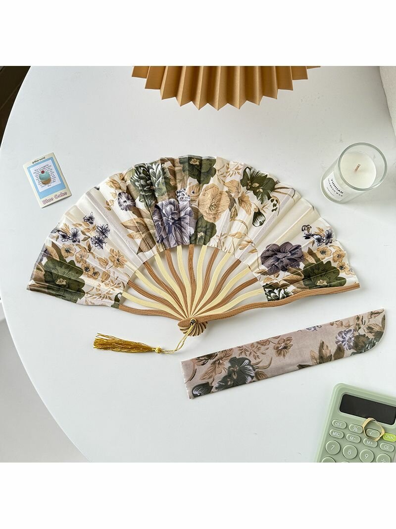 Сувенир 23 золотой Веер