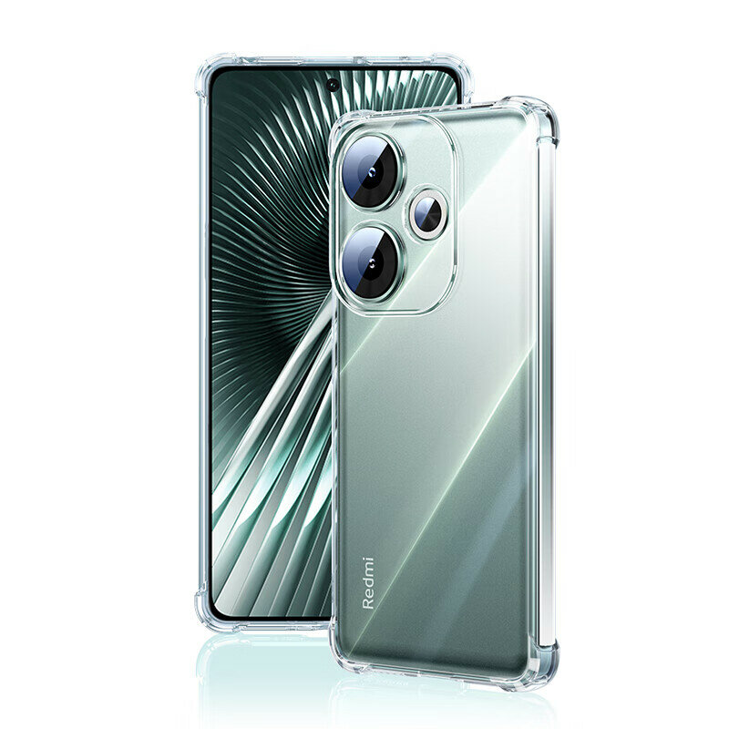 UGREEN Redmi Turbo4 Phone Case Protective Cover with Four Corner Airbag Anti-drop Lens Full Wrap Ultra-thin Skin-friendly Transparent Simple Men and Women【Yellowing Compensation】