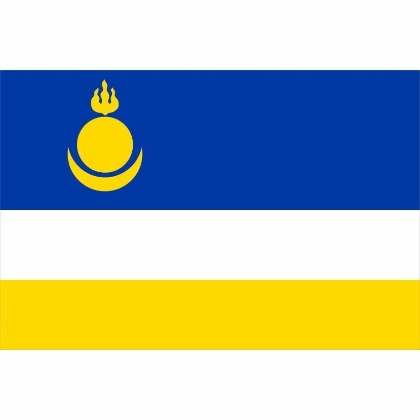 Флаг Бурятии 135x90 см.