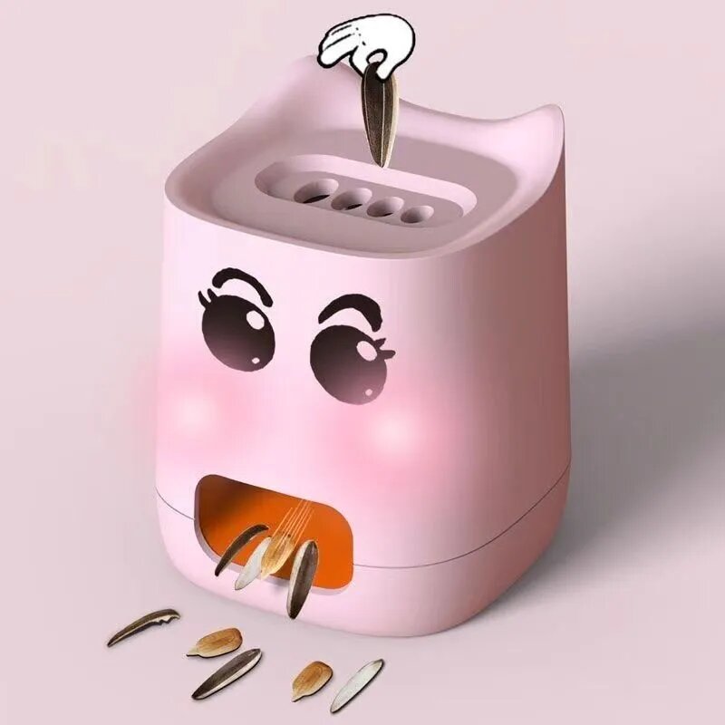 Прибор аппарат для чистки семечек автоматический , Розовый.-Праздничные подарки