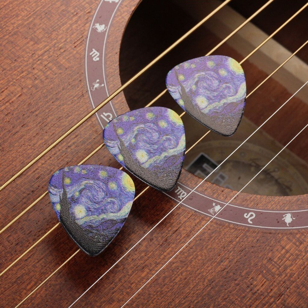 3 гитарных медиатора «Звёздное небо» — фото 1