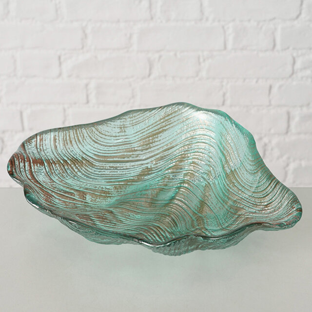 Блюдо для подачи закусок Seashell 20 см, стекло, Boltze, 2057259