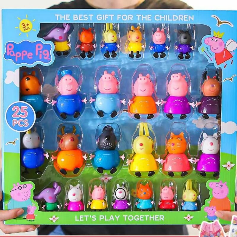 Семейка Свинка Пеппа / Набор кукол Свинка Пеппа (25шт./коробка)