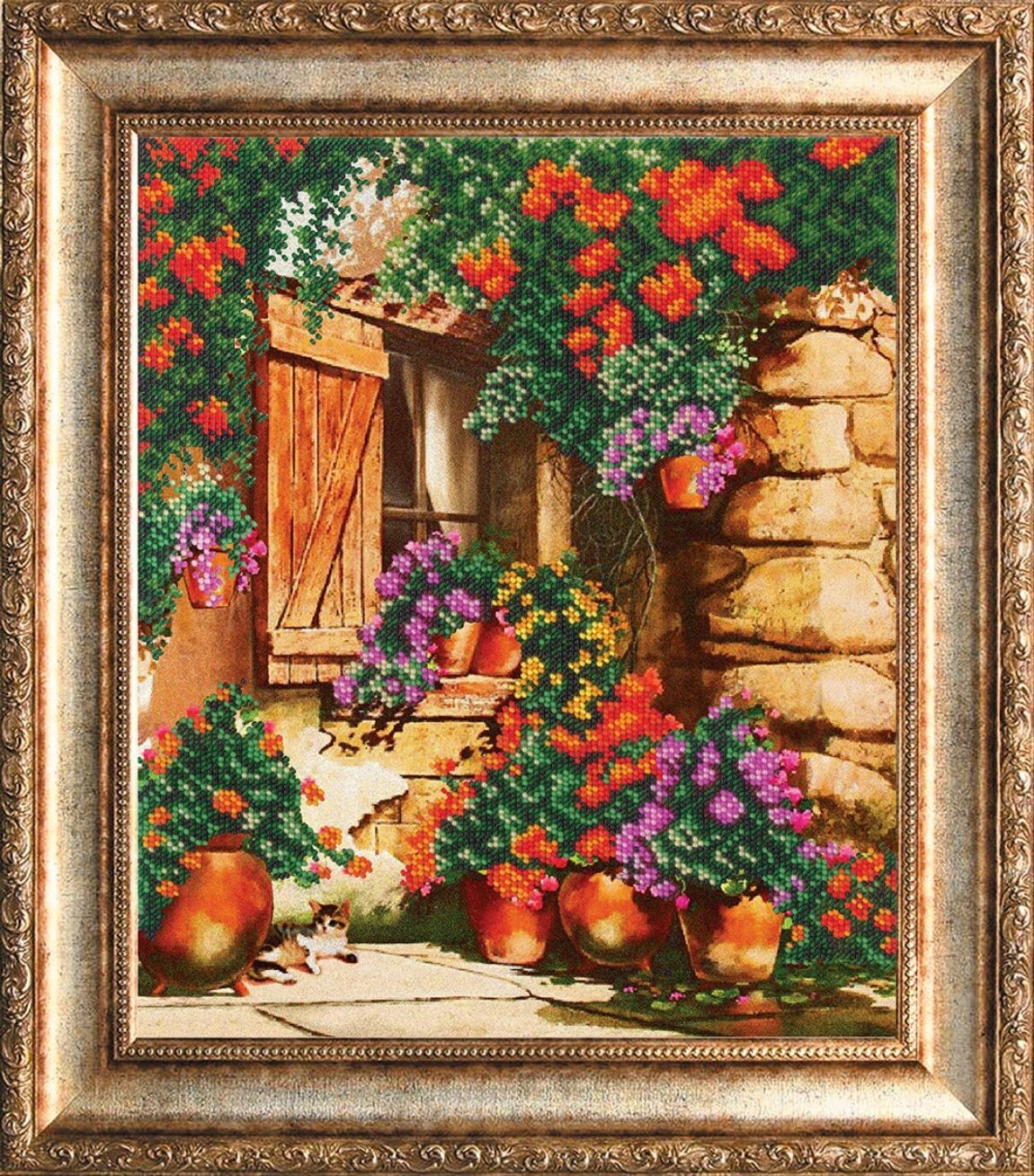 Набор для вышивания бисером Русская искусница , 801 Солнечный день , 31х26 см