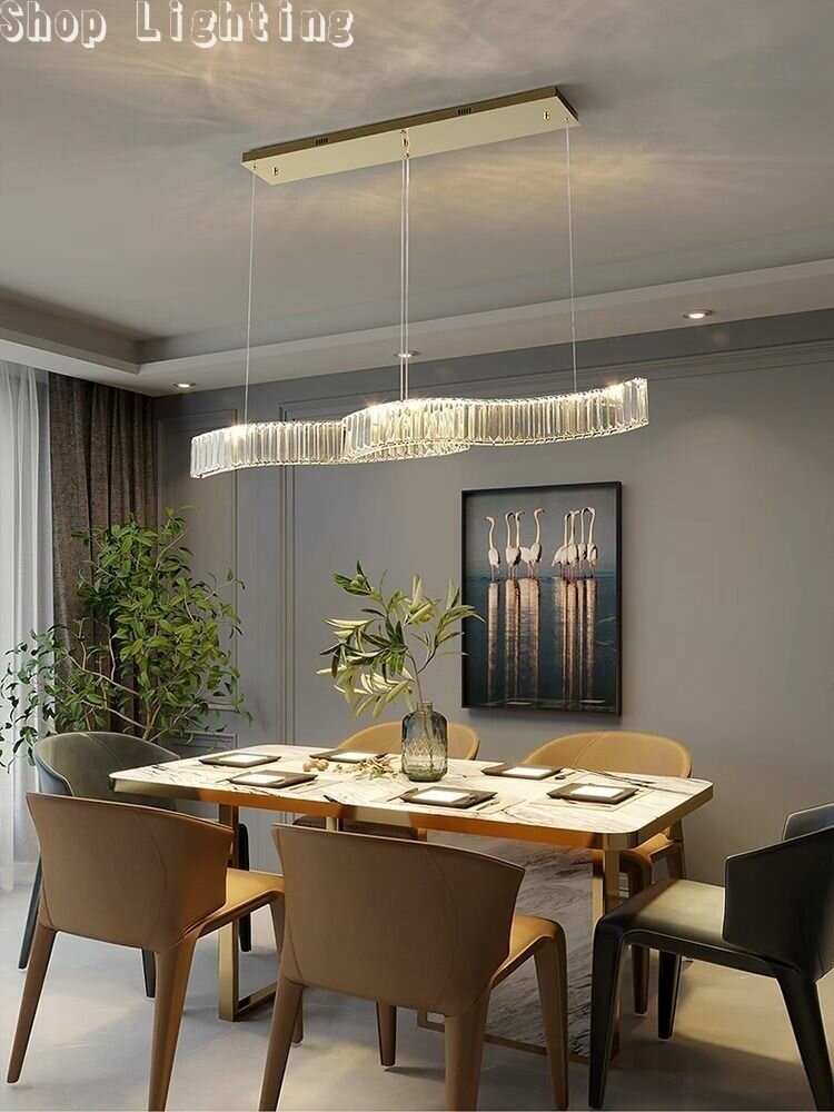 Минималистская хрустальная люстра