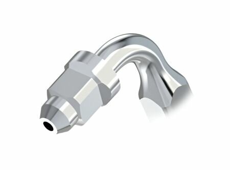 Насадка Е2 для скалеров Woodpecker эндодонтическая на скалер (разъем UDS Woodpecker, EMS) 95 градусов для очистки и дезинфекции корневых каналов моляров