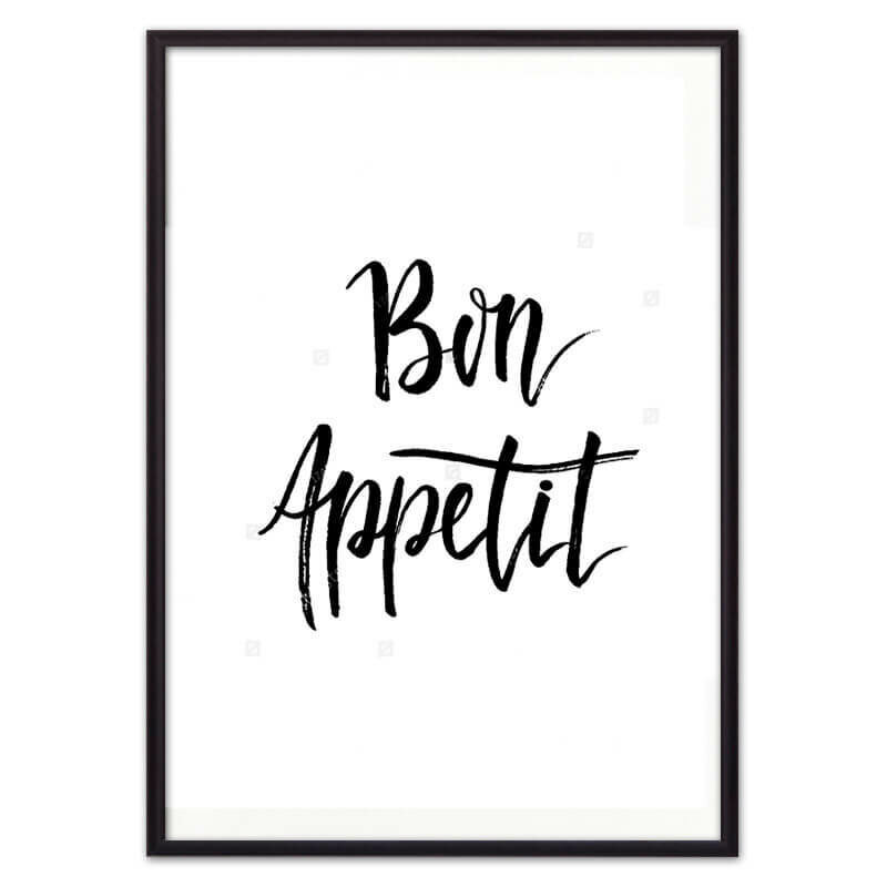 Постер в рамке Bon appetit, 21х30 см