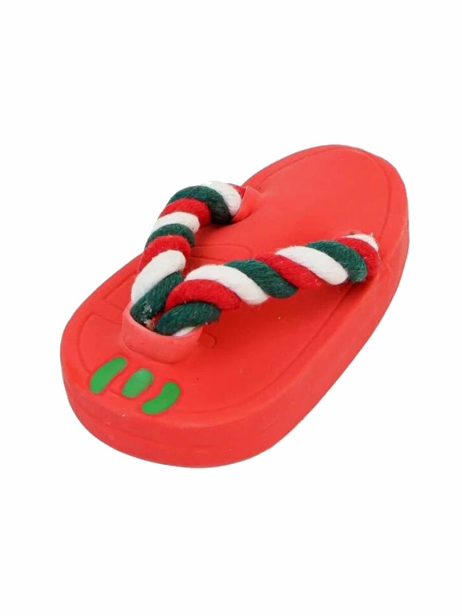 Игрушка для собак латекс "Шлёпанец" 11 см