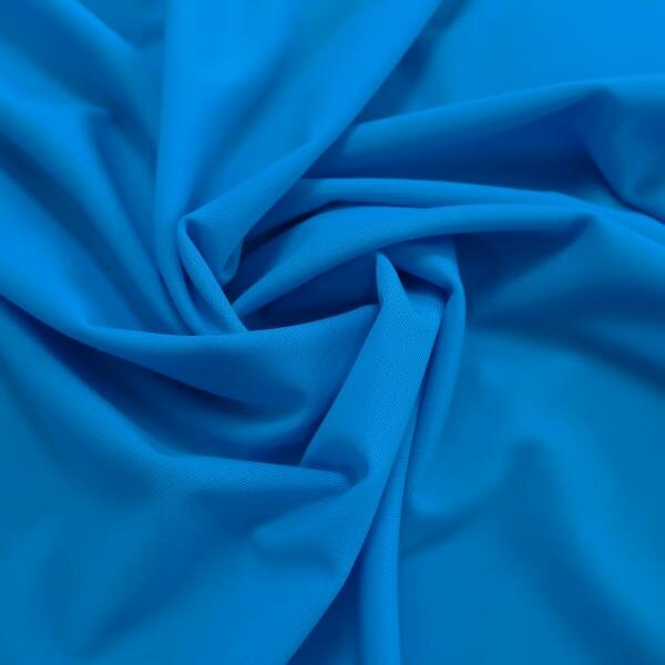 Ткань Бифлекс подкладочный Carvico 6005 Turchese (светлый синий) отрез 100*165см