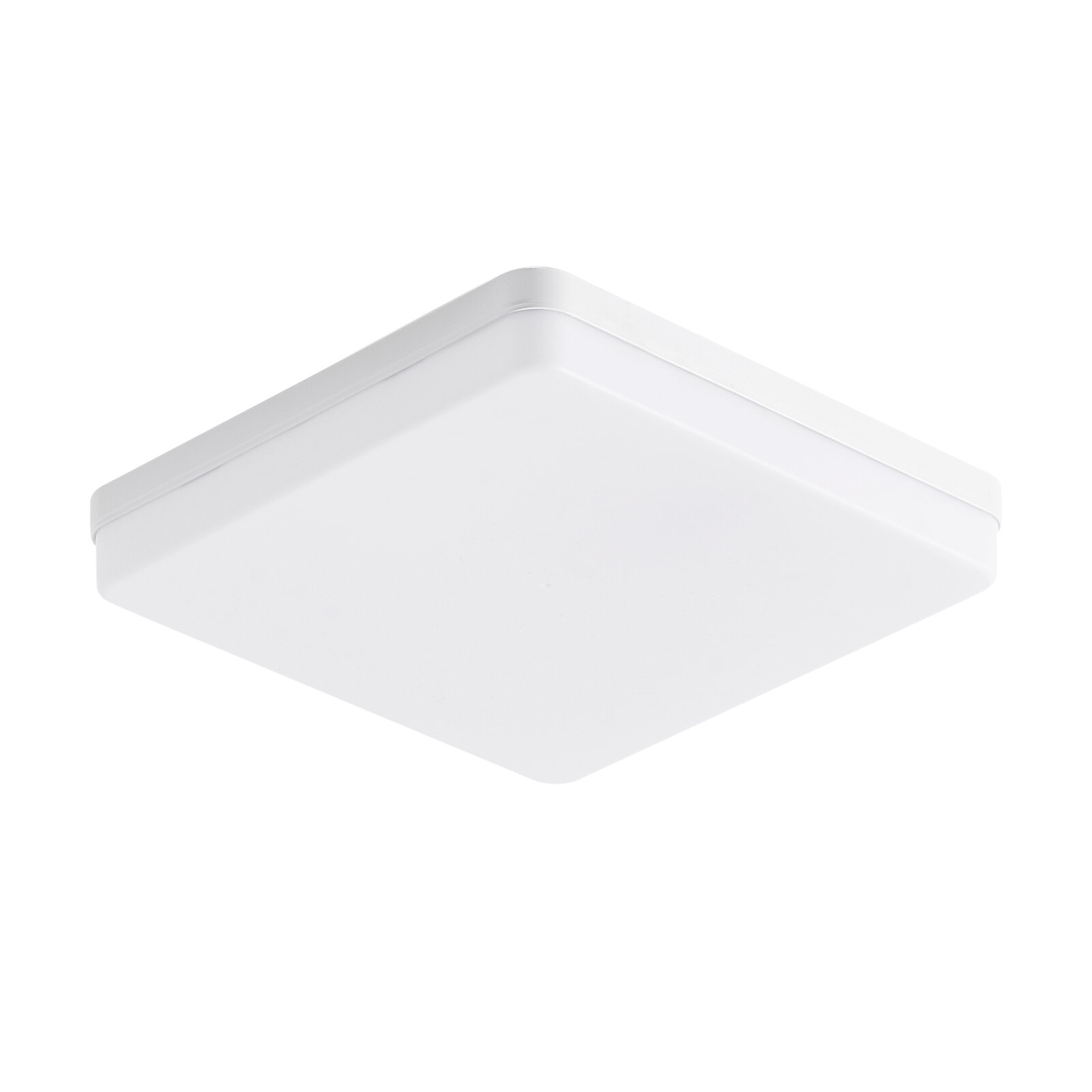 Светодиодная потолочная люстраFlush Mounting 36W квадратная потолочная лампа для кухни спальни коридора (6500-7000K белый свет) из PP&PC с входом AC85-265V 50/60Hz, 192pcs 2835LEDs, 3240lm, CRI Ra70, IP20, весом 310g, размерами 230*230*40mm